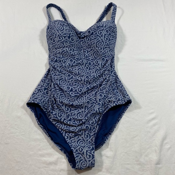 Nip Tuck | Swim | One Piece Nip Tuck Swimsuit Print Bathing Suit Womens ...